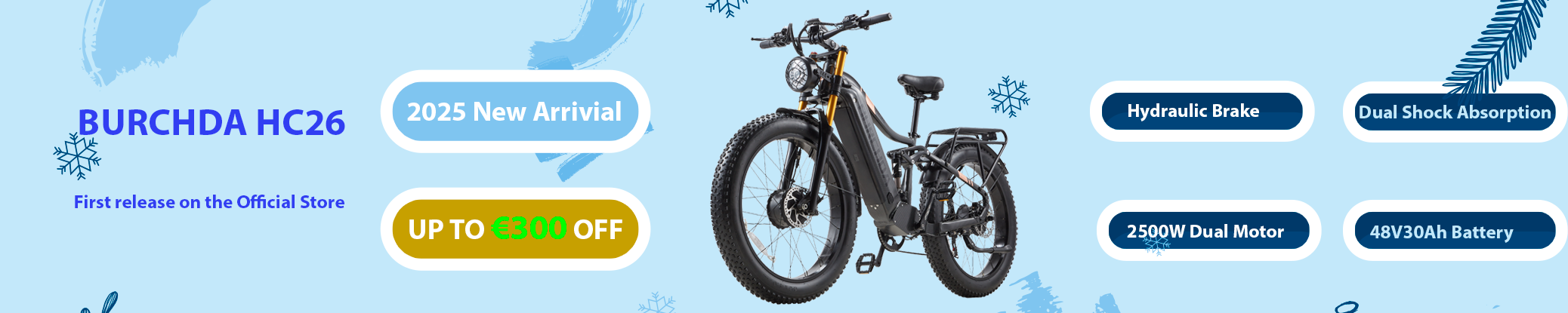 Découvrez le nouveau Burchda AZ20, un vélo électrique haute performanc ...